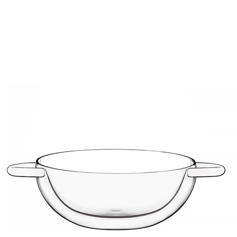 Thermic Glass Food & Design Wok 17.5 cl Set 2 Pcs – Bormioli Luigi