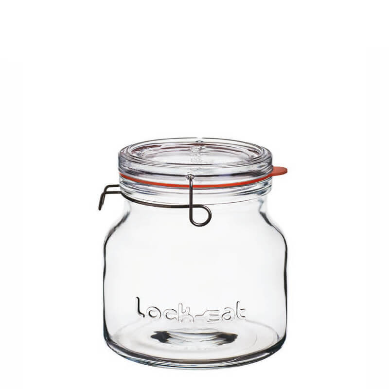 Lock Eat Jar With Hermetic Lid 150 cl Set 6 Pcs – Bormioli Luigi